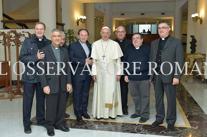 Padre Nunzio Capizzi da Bronte dal Papa | Nunzio Spanò da Bronte